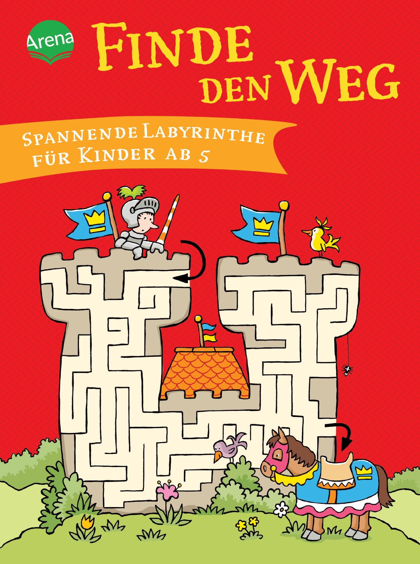 Finde den Weg!: Spannende Labyrinthe für Kinder ab 5 : Plikat, Ari ...