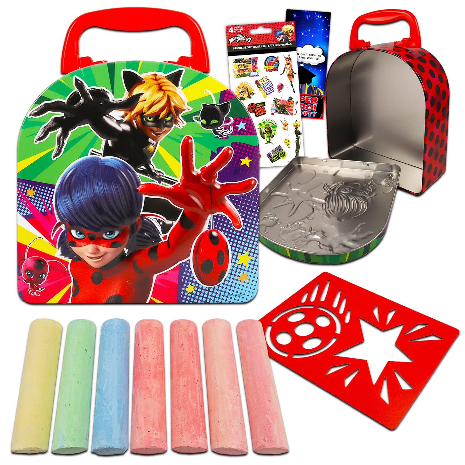 Buy Miraculous Ladybug Playset Miraculous Ladybug Sidewalk Chalk Bundle ...