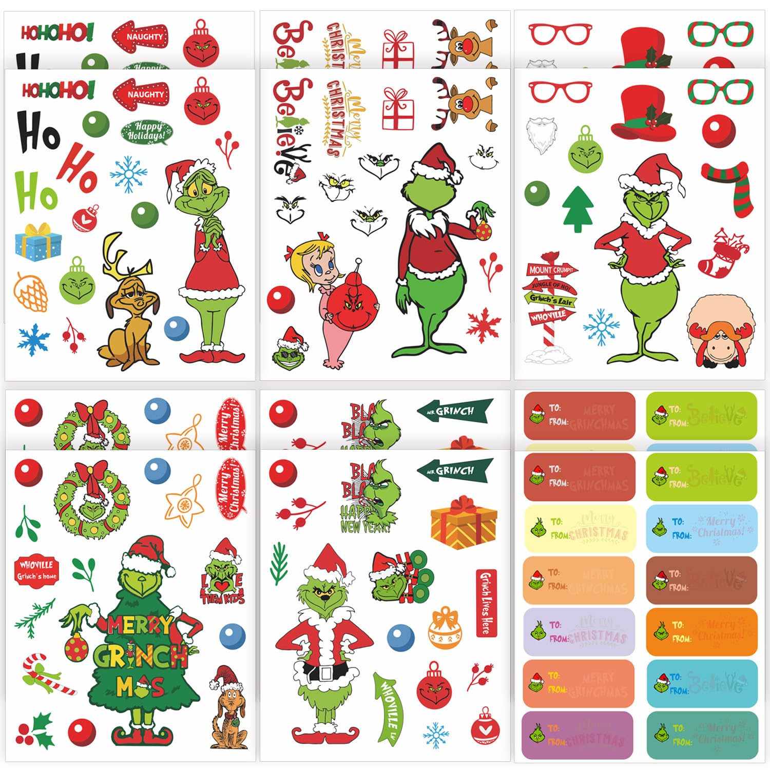 Amazon.com: Funny Christmas Gift Tags Stickers, Make Your Own Christmas ...