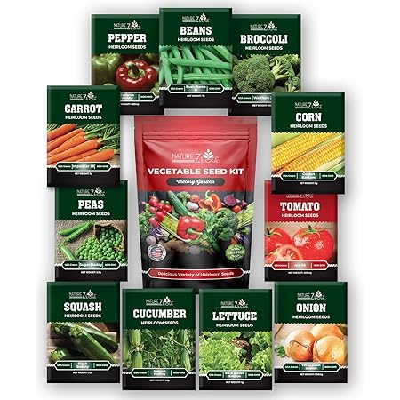 Amazon.com : Set of 43 Assorted Vegetable & Herb Seed Packets - Over ...