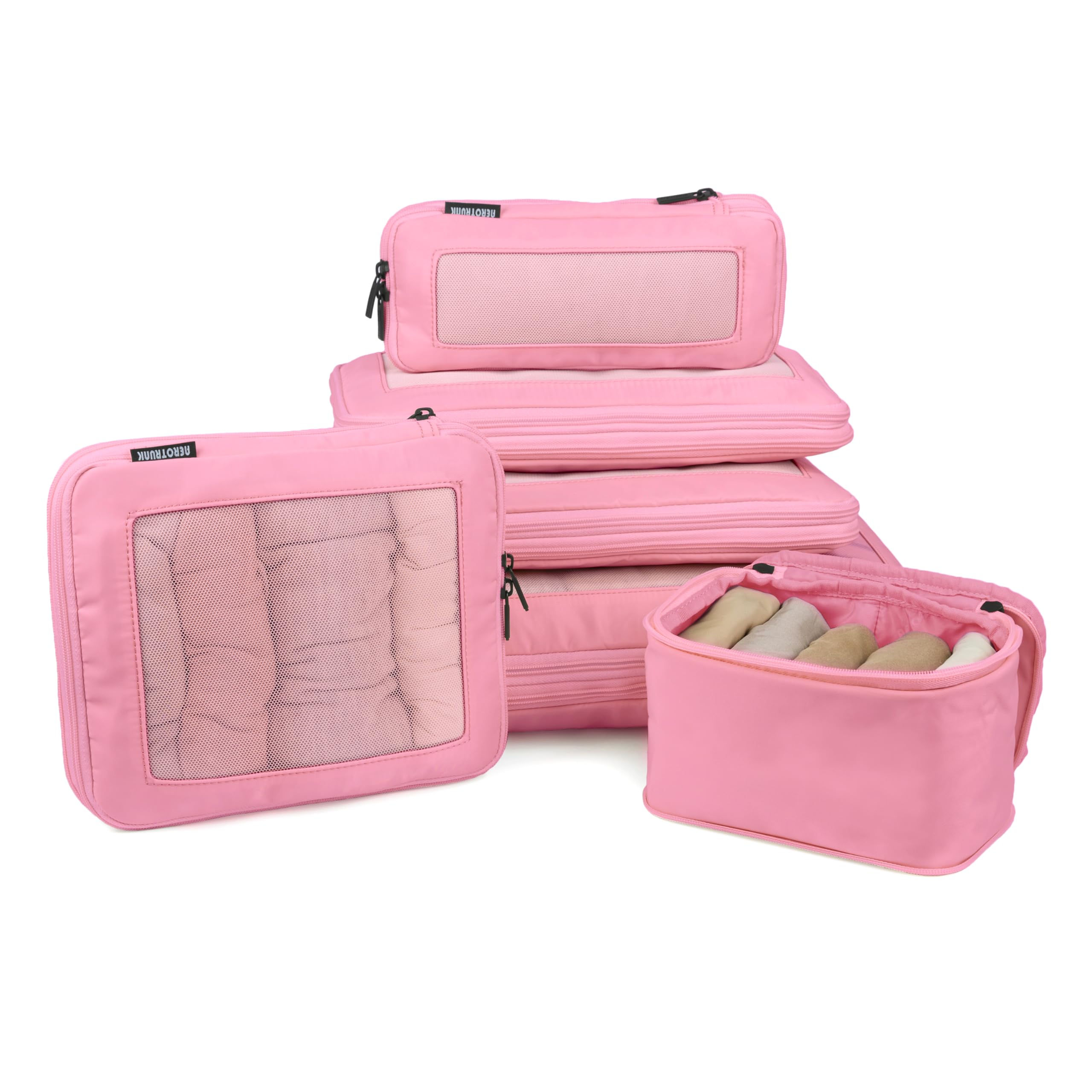 Amazon.com: Aerotrunk Compression Packing Cubes for Travel - Luggage ...