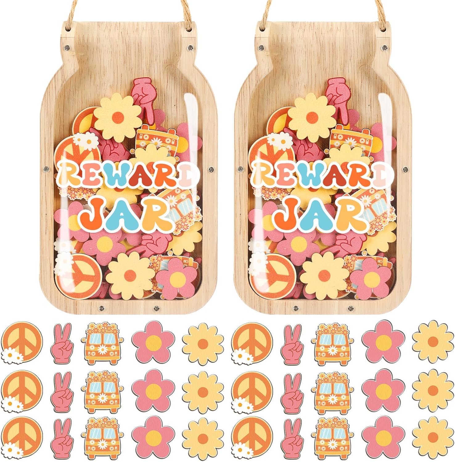 Amazon.com : 122pcs Groovy Reward Jar for Kids, Potty Training Behavior ...