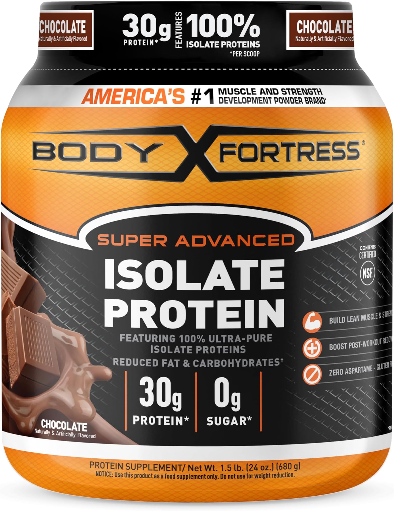 Amazon.com: Body Fortress Super Advanced Whey Protein Powder, Vanilla ...