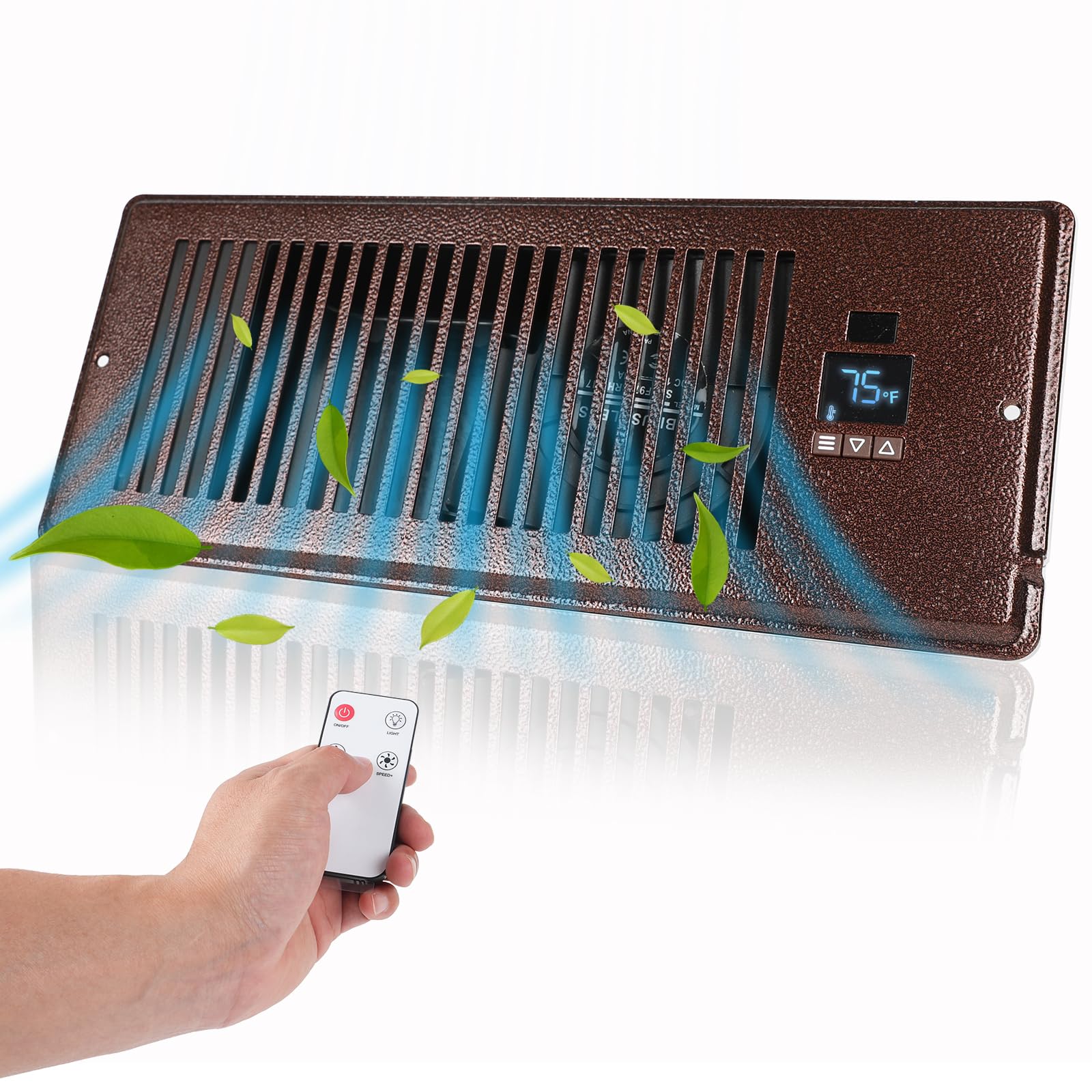 Amazon.com: automoto [All-New] Powerful Turbo Register Booster Fan ...