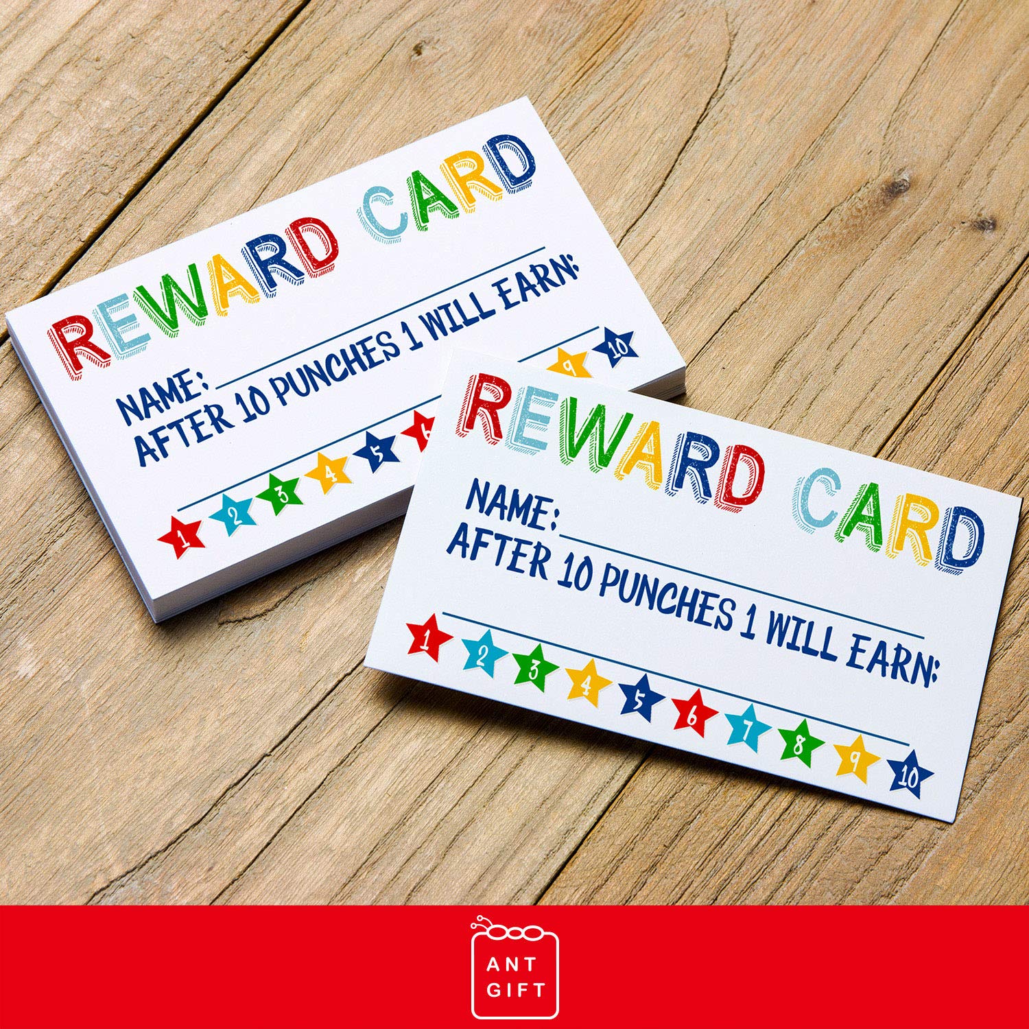 Punch Cards For Kids 50 Rewards Punch Cards - Incentive Cards For Kids ...