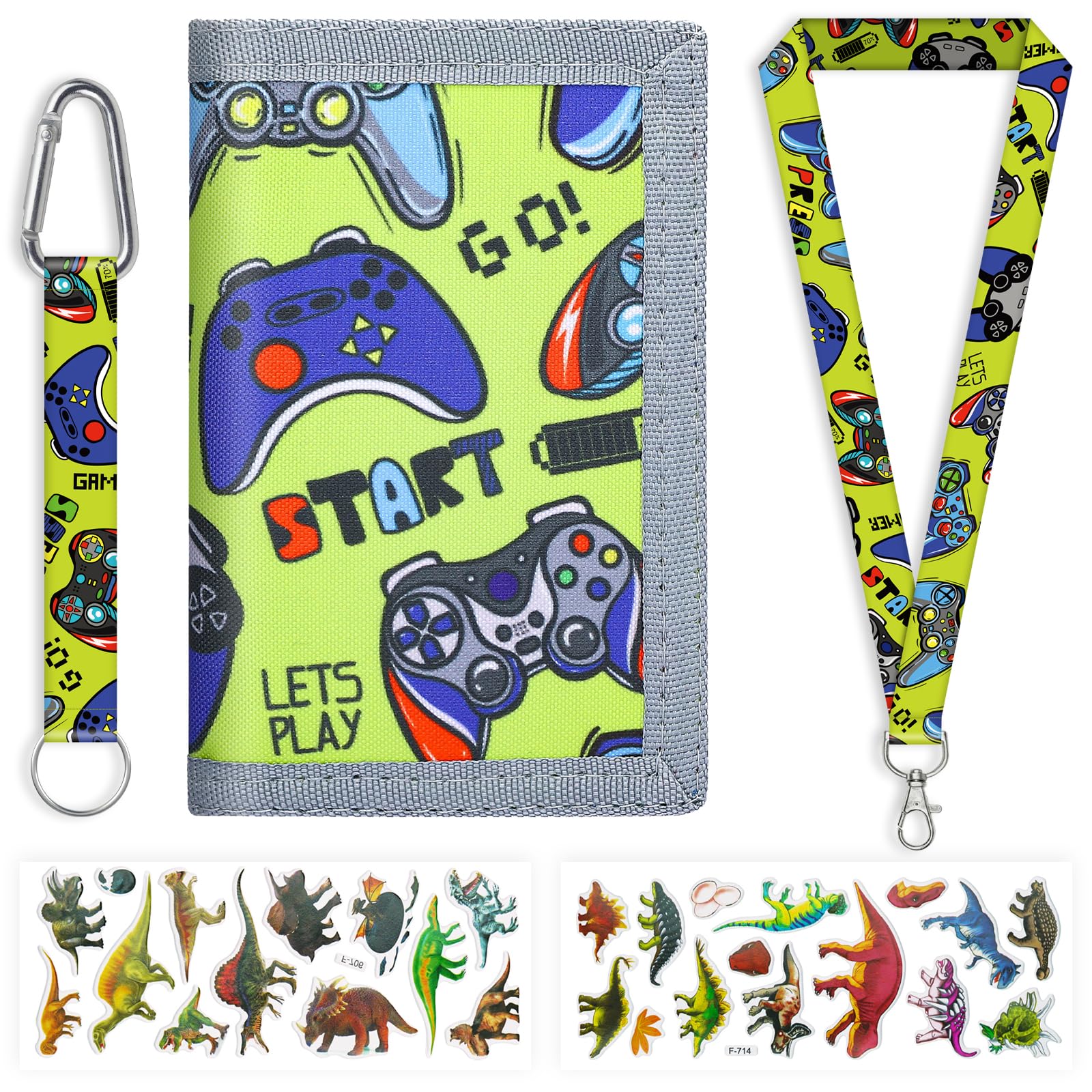Amazon.com: JONYEE Kids Wallet for Boys Girls 5-16, Boys Trifold Wallet ...