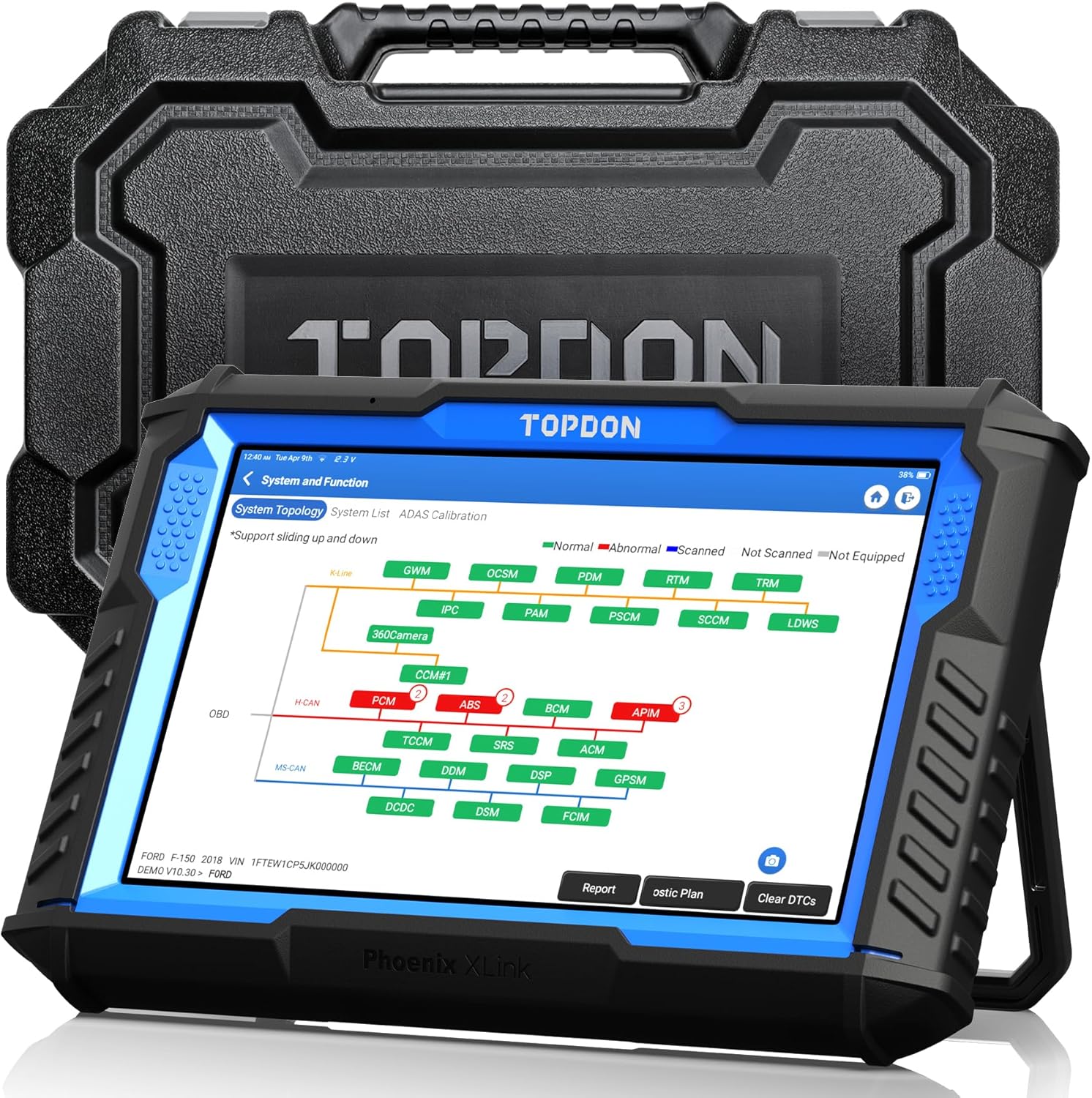 Amazon.com: TOPDON Phoenix XLink 2025 New Gen Scan Tool, ECU Programming/Online Coding, Topology ...