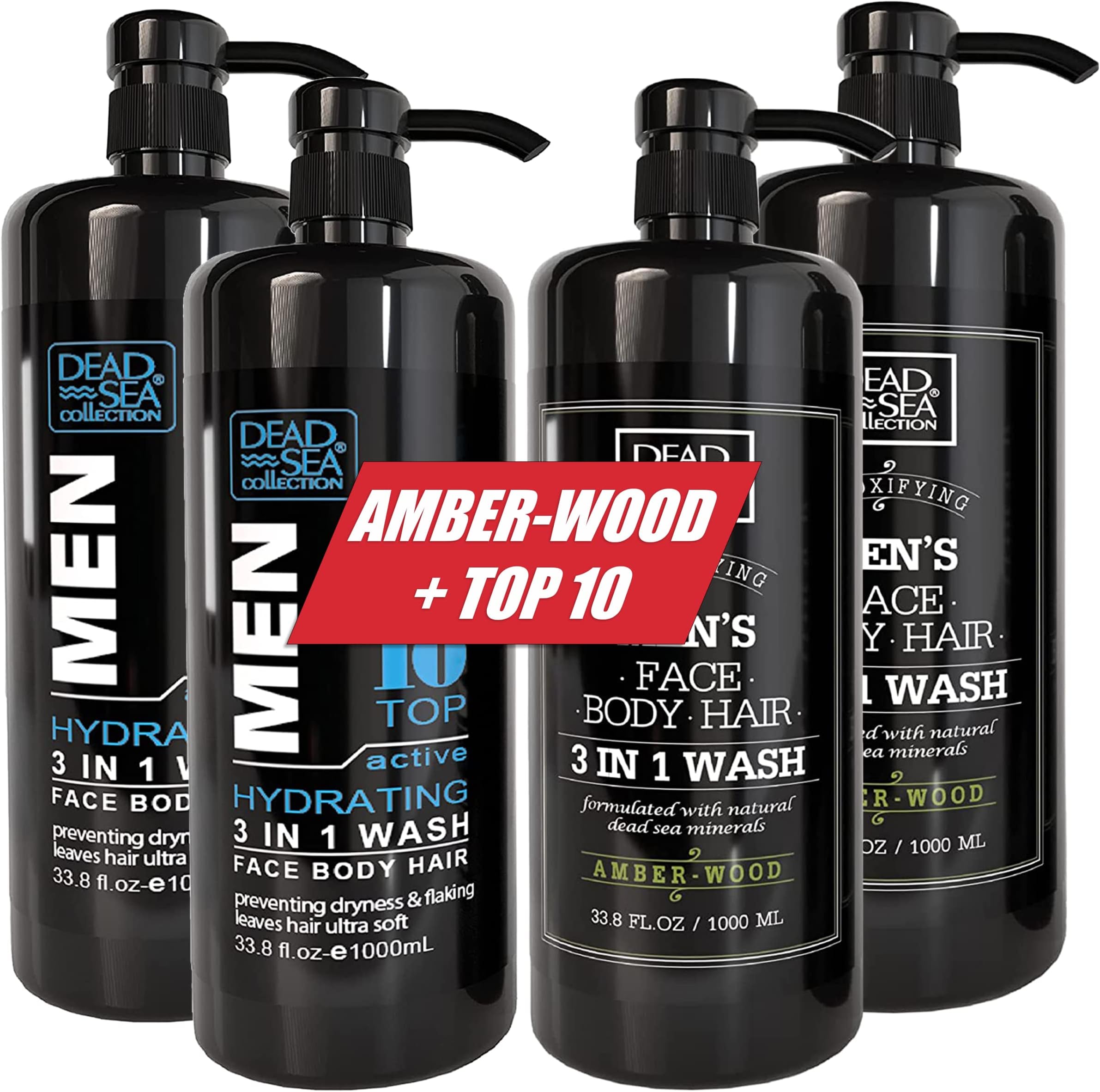 Amazon.com : Dead Sea Collection Men’s Body Wash -Bundle of - 2X Pack ...