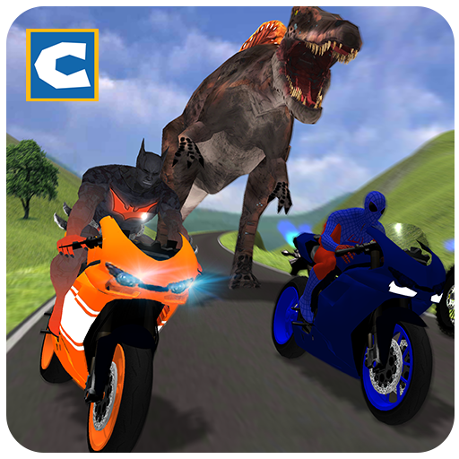 Superheroes Bike Racing: Dino World - App on Amazon Appstore