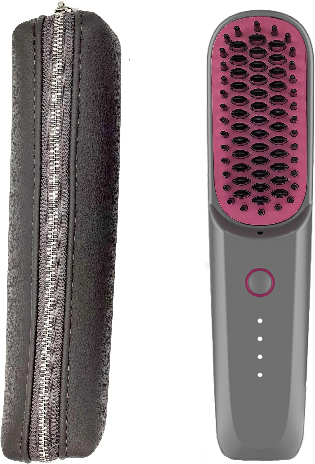 Amazon.com : Cordless Hair Straightener Brush, Hot Comb Hair ...