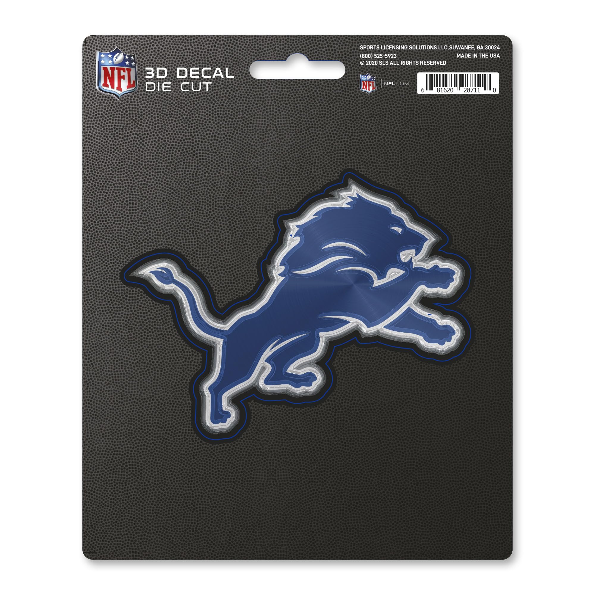 Snapklik.com : FANMATS 62774 Detroit Lions 3D Decal Sticker