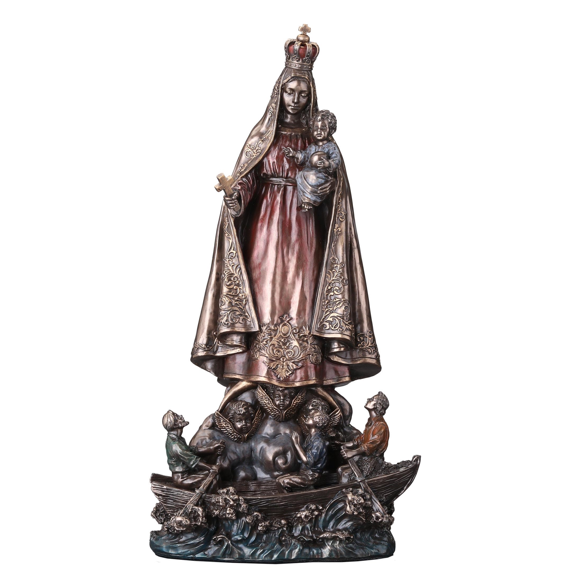 Amazon.com: Veronese Design 10 5/8 Inch Our Lady of Charity Cold Cast ...
