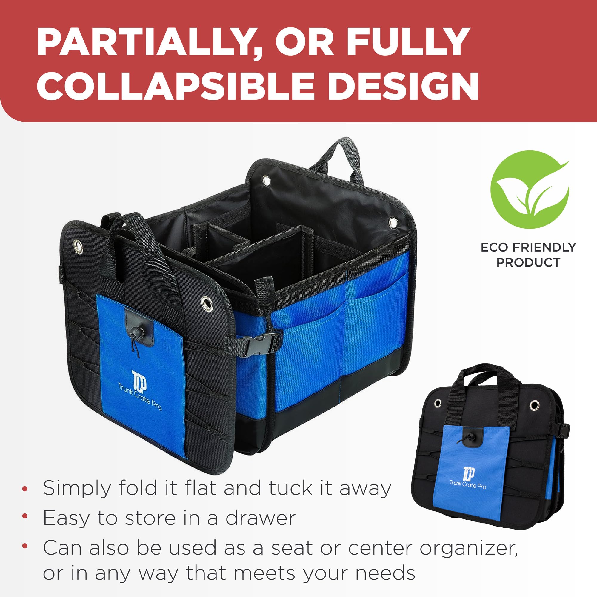 Snapklik.com : TRUNKCRATEPRO Car Trunk Organizers Trunk Organizer, Car ...
