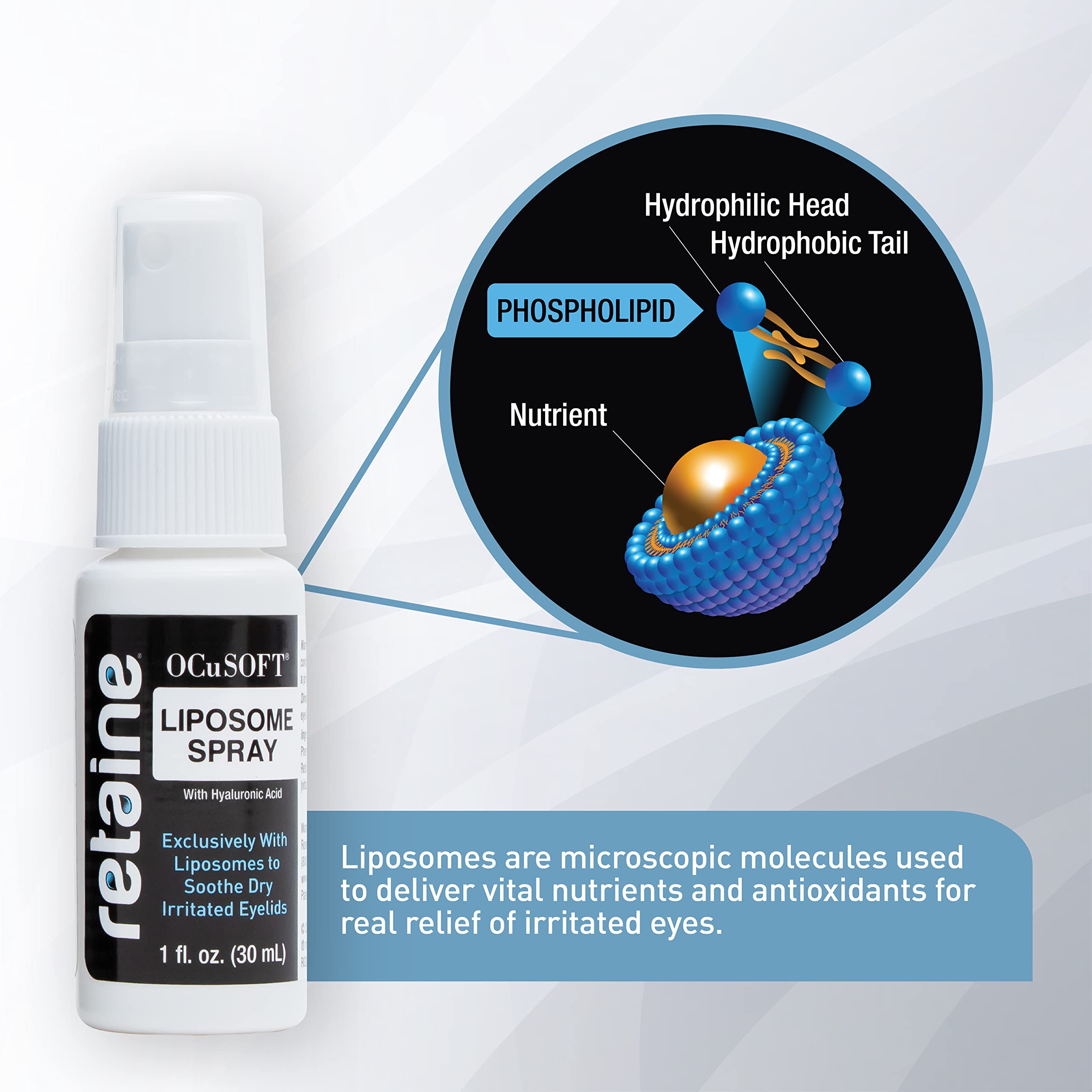 Snapklik.com : OCuSOFT Retaine Liposome Spray 15 Milliliters, Eyelid Spray For Irritated Eyelids ...