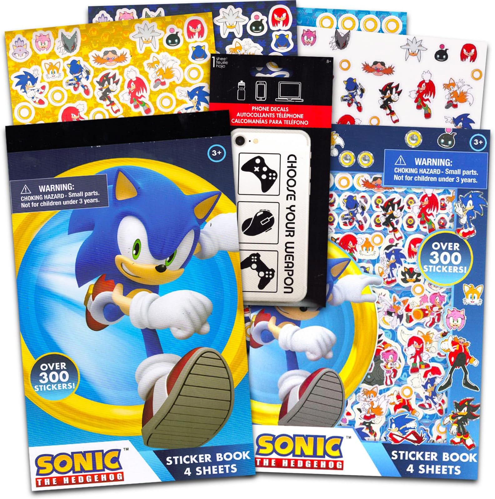 Amazon.com: Sonic The Hedgehog School Supplies Value Pack for Kids - 13 ...