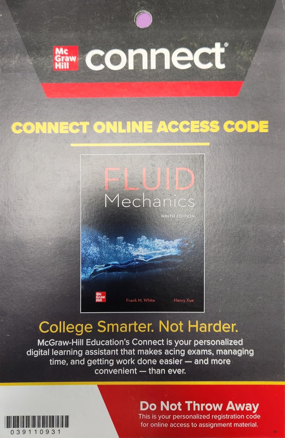 Fluid Mechanics, 9/ED (Printed Connect Access Card): Frank White, Henry ...