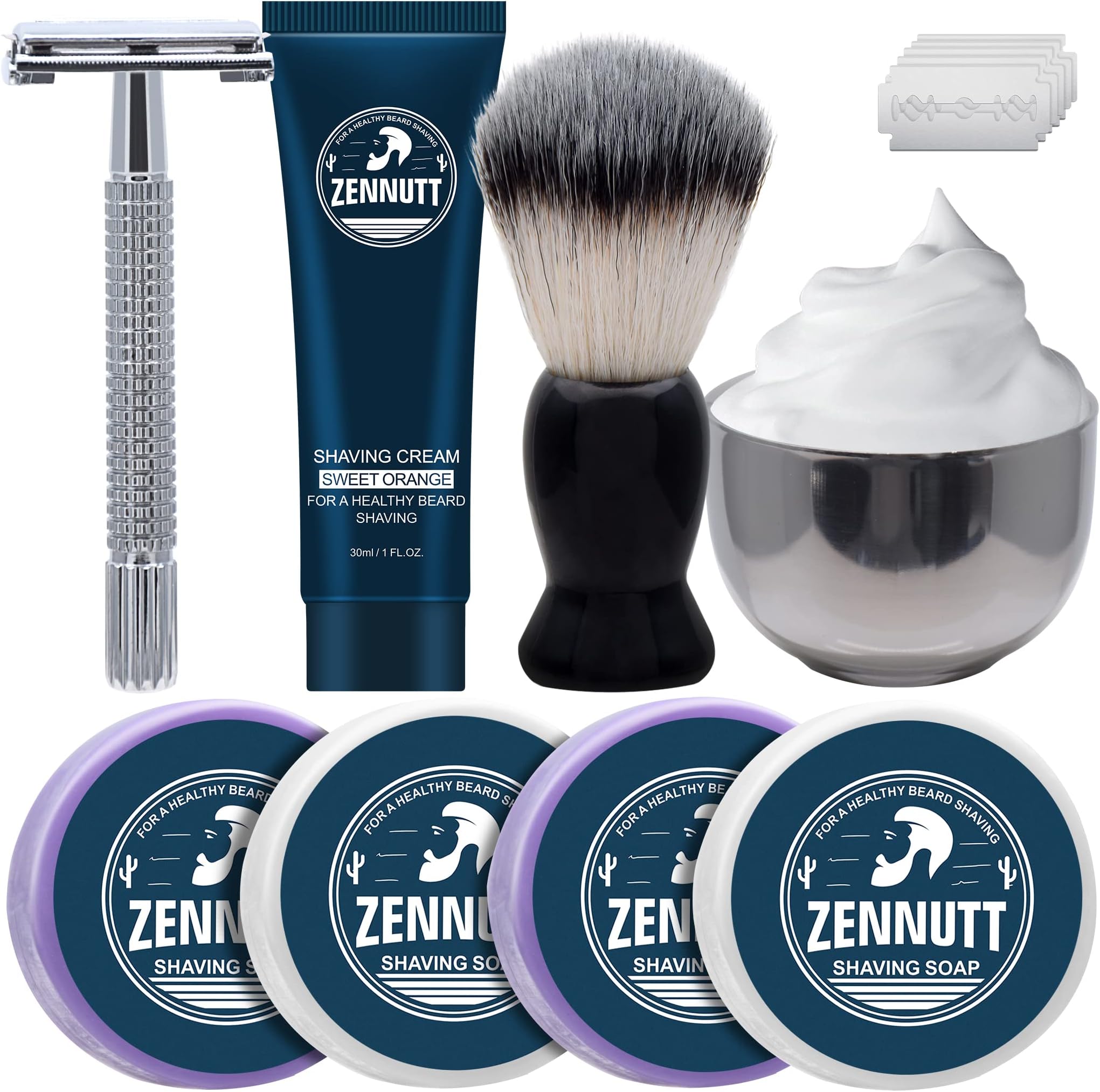 Amazon.com: Viking Revolution Shaving Soap for Men and Badger Hair ...
