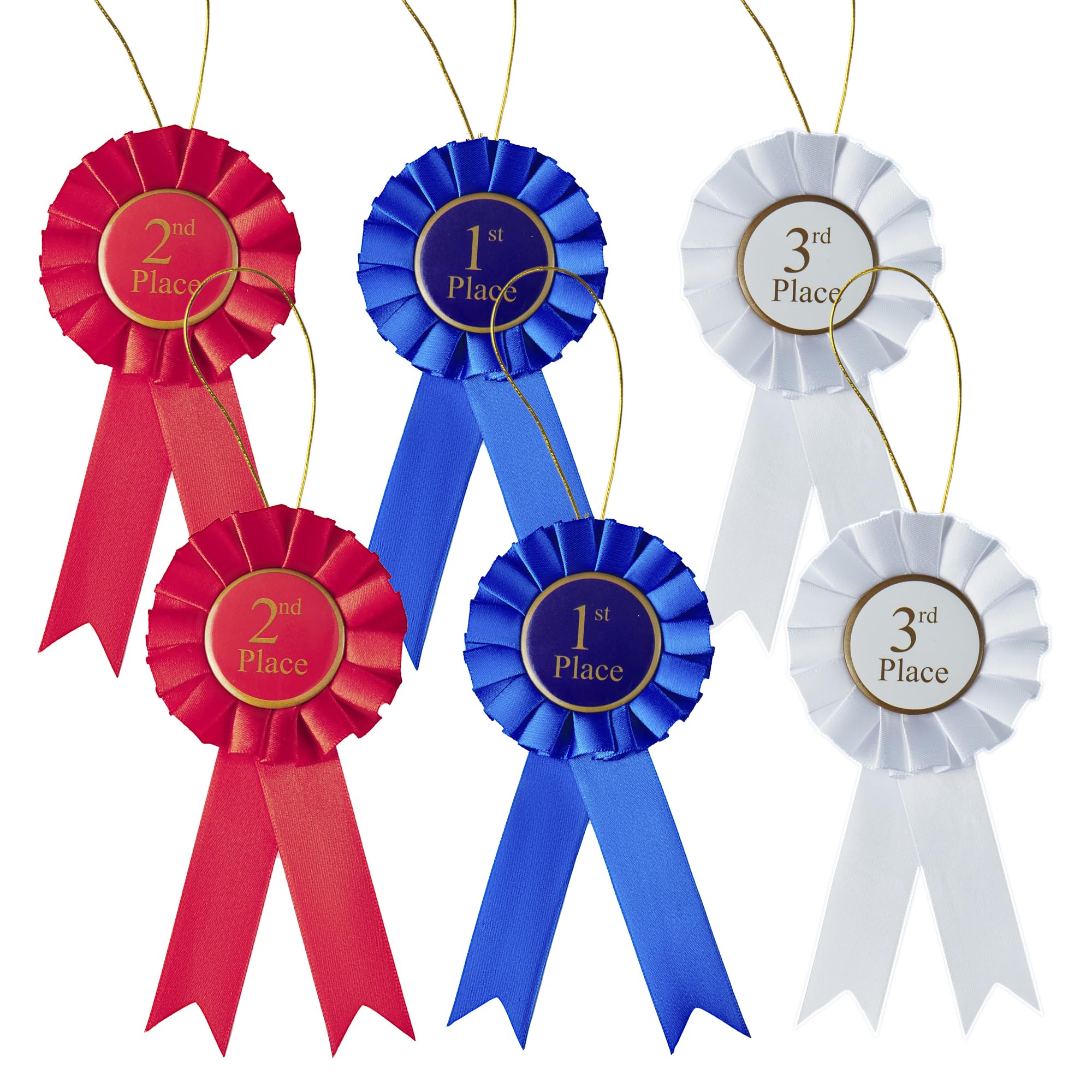 Amazon.com : TOTiyea Award Ribbon Rosette Set, Honorable Ribbon Badge ...