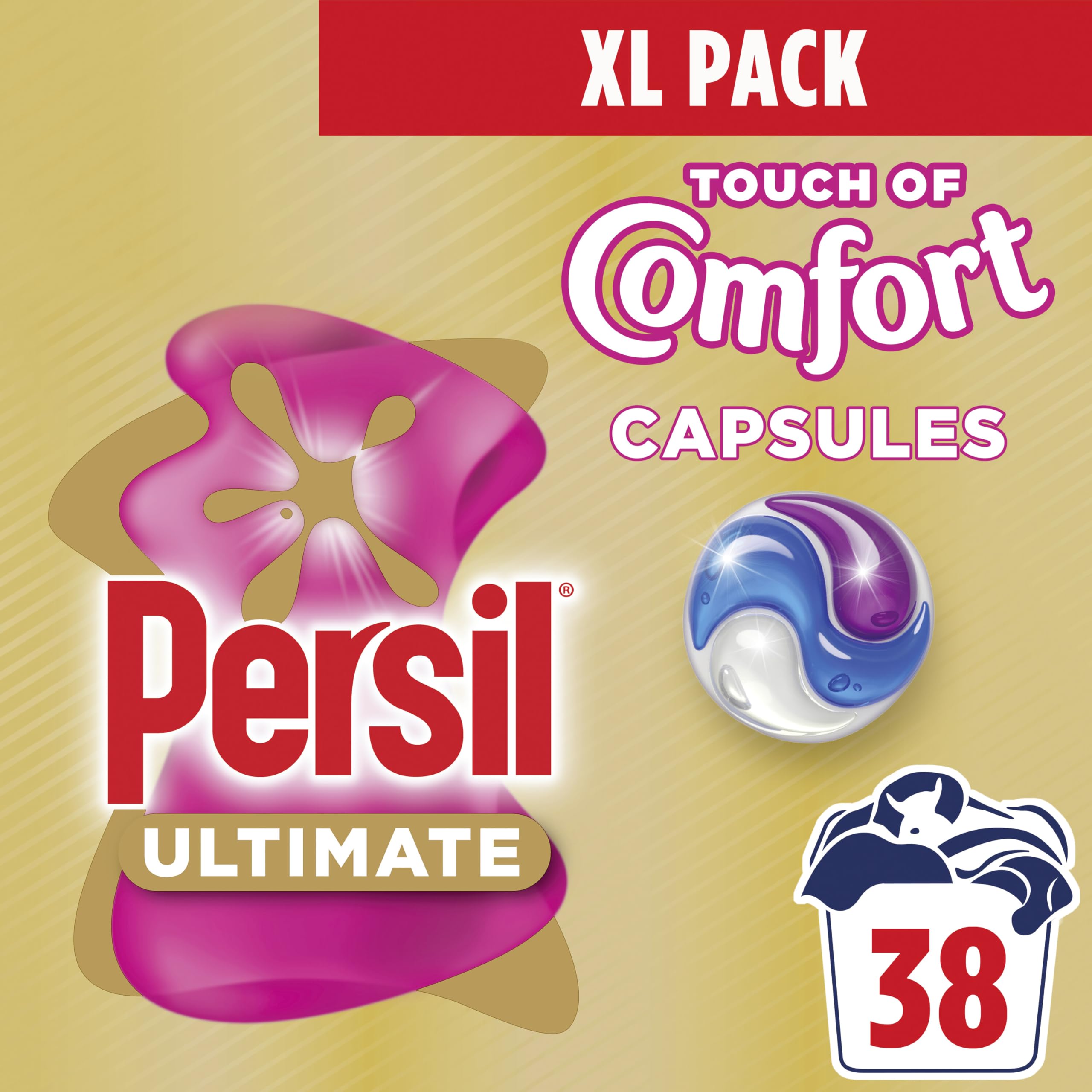 Persil Ultimate Touch of Comfort Washing Capsules 38 washes : Amazon.co ...