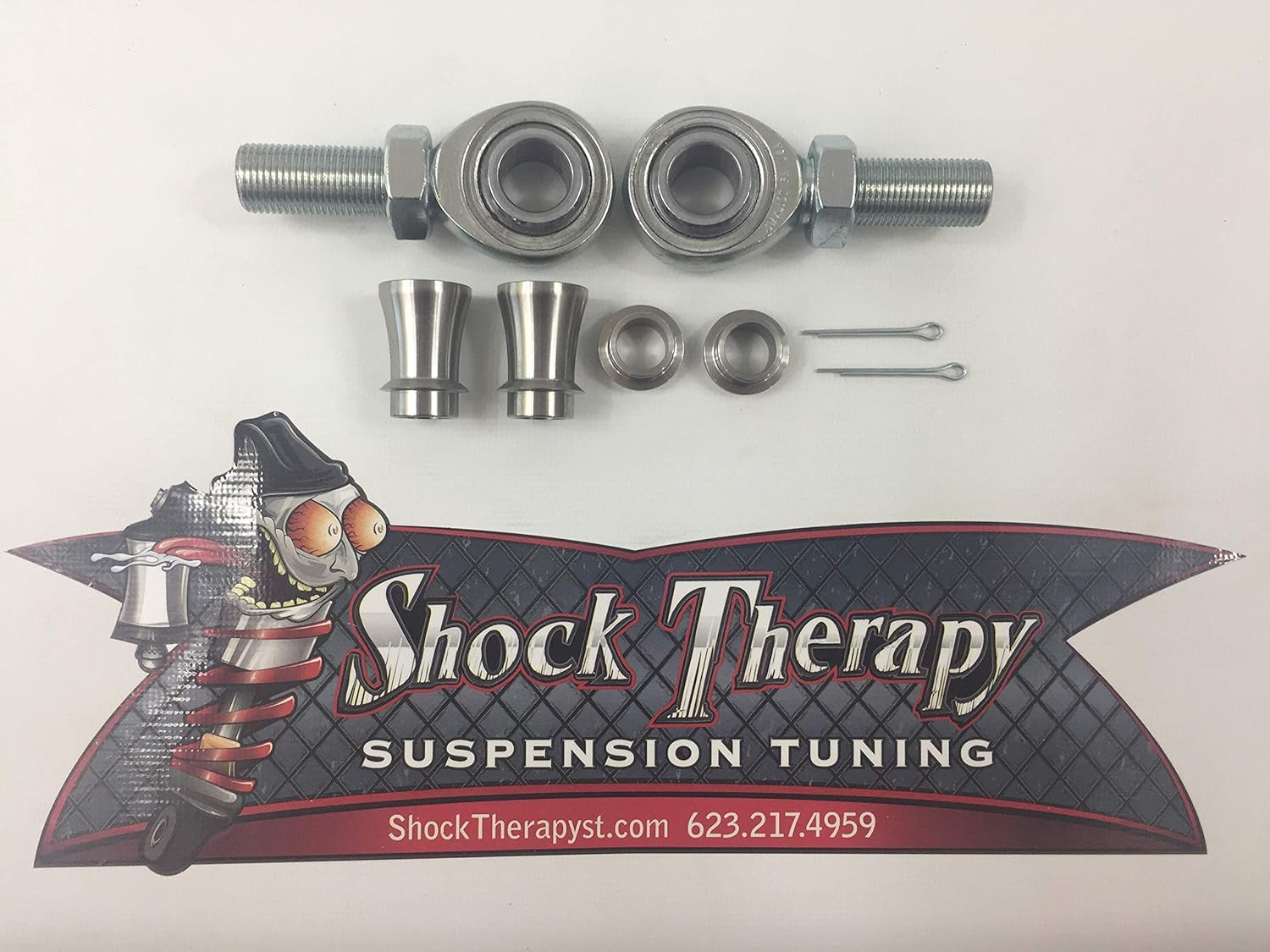 Shock Therapy Bump Steer Delete Joint Kit with 5/8 Rod Ends (BSD) Can Am Maverick X3 DS, RS and ...