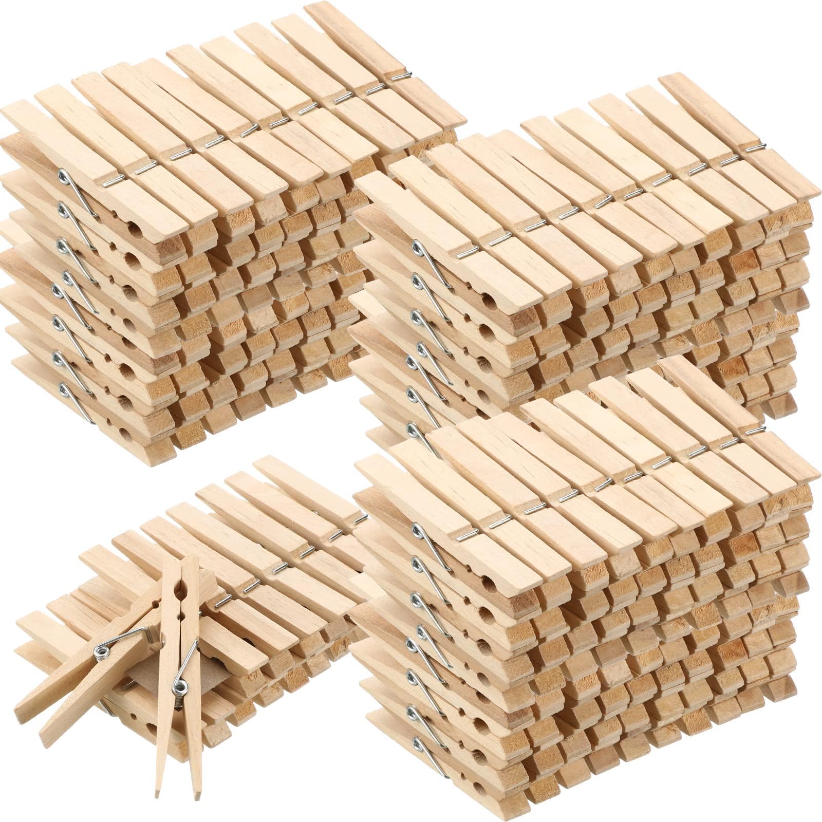 Amazon.com: Clorox Wood Clothespins with Spring - Value Pack of 50 ...