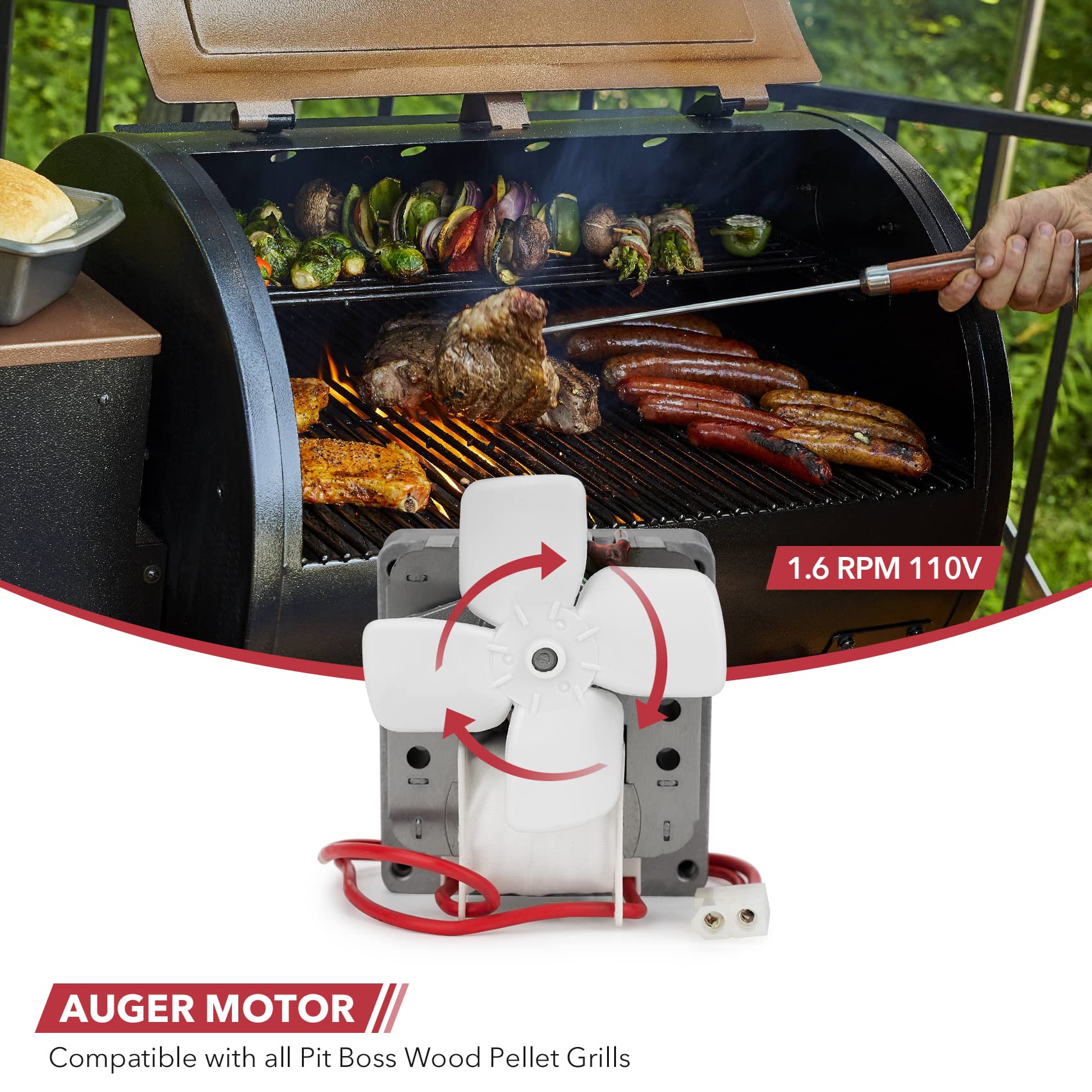 Pit Boss Auger Motor