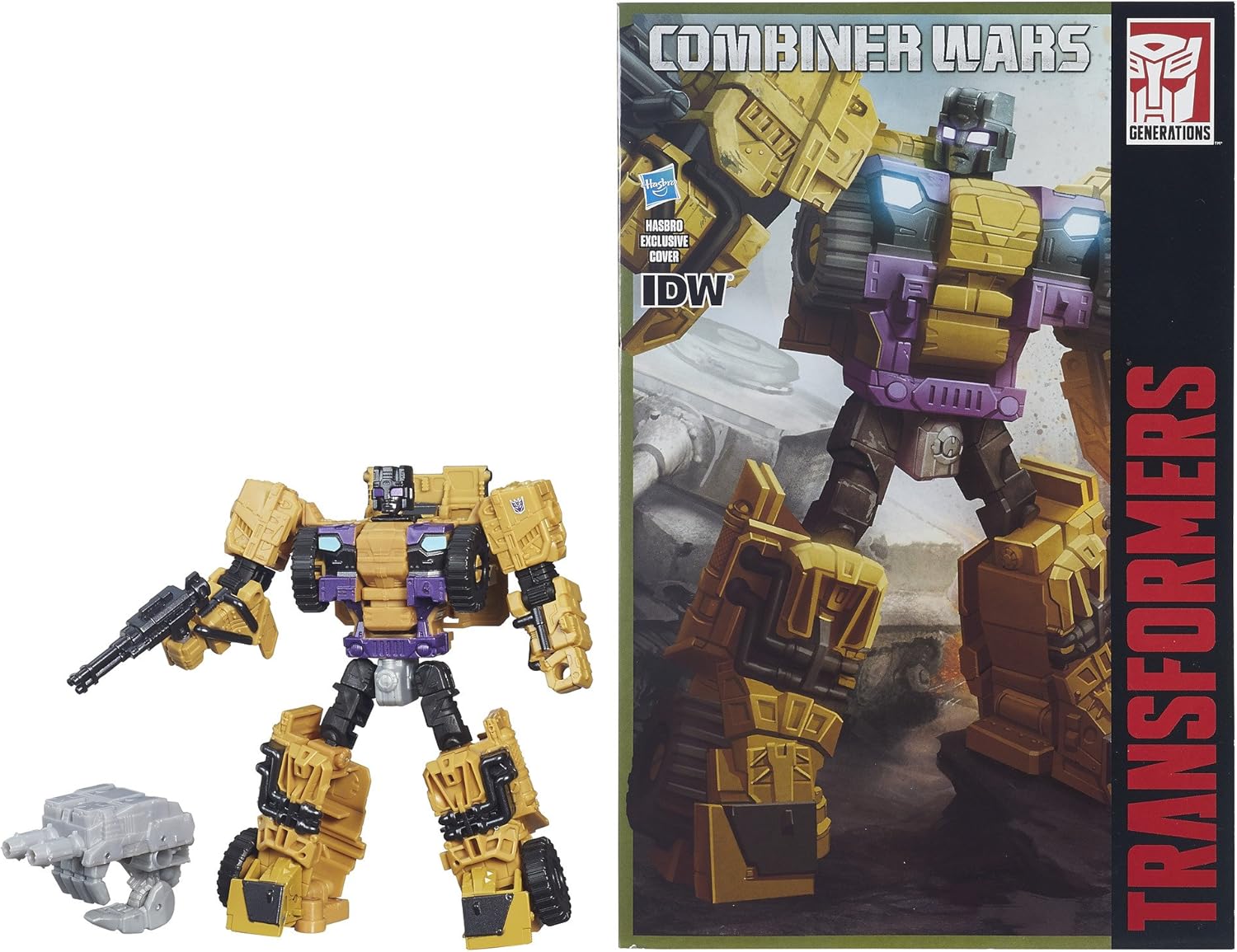 Amazon.com: Robot convertible en tanque Combiner Wars de Transformers ...