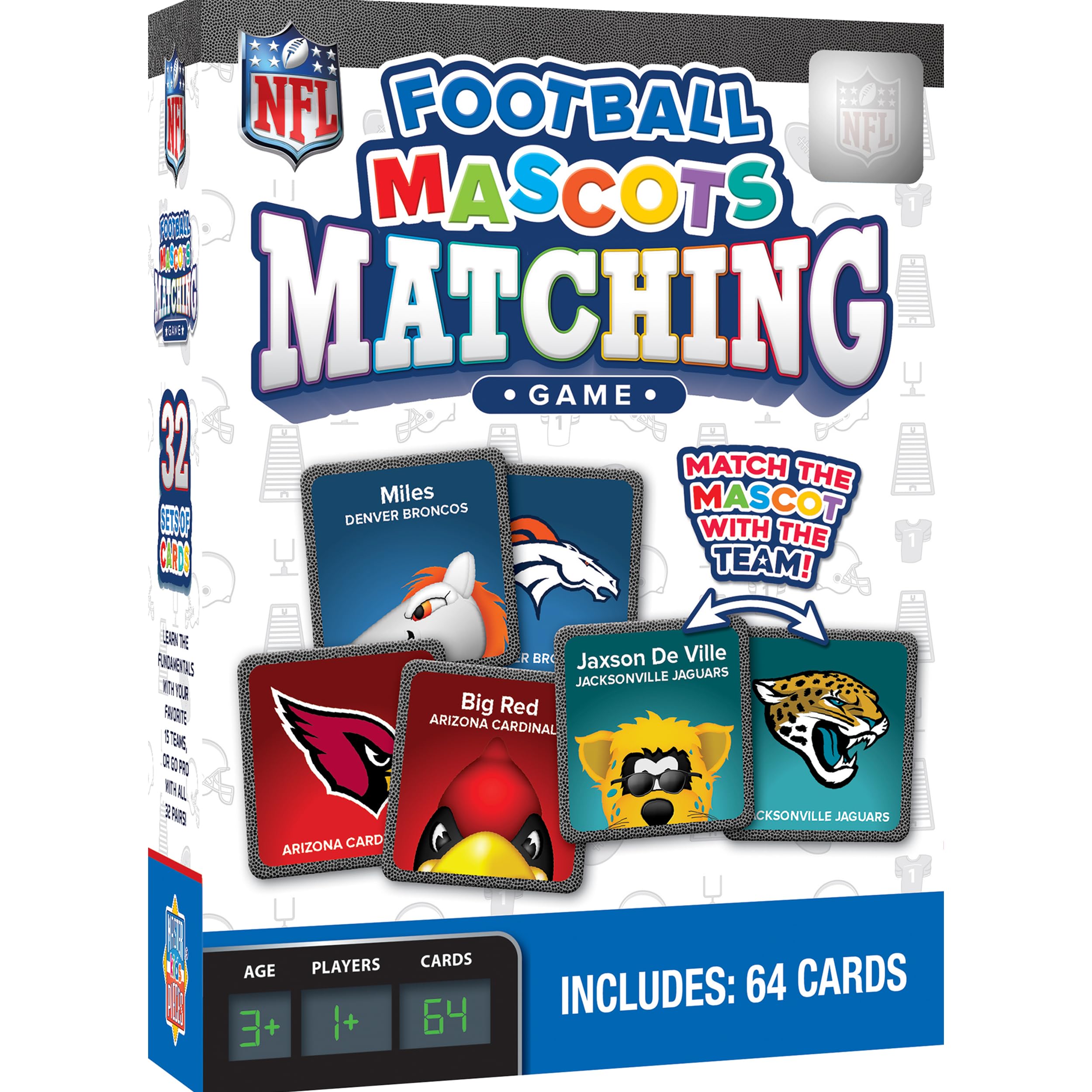 Snapklik.com : MasterPieces Sports Games - NFL Mascots Matching Game ...