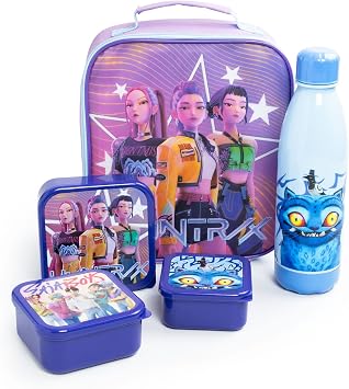 KPop Demon Hunters Purple Lunch Bag | Insulated Food Container with ...