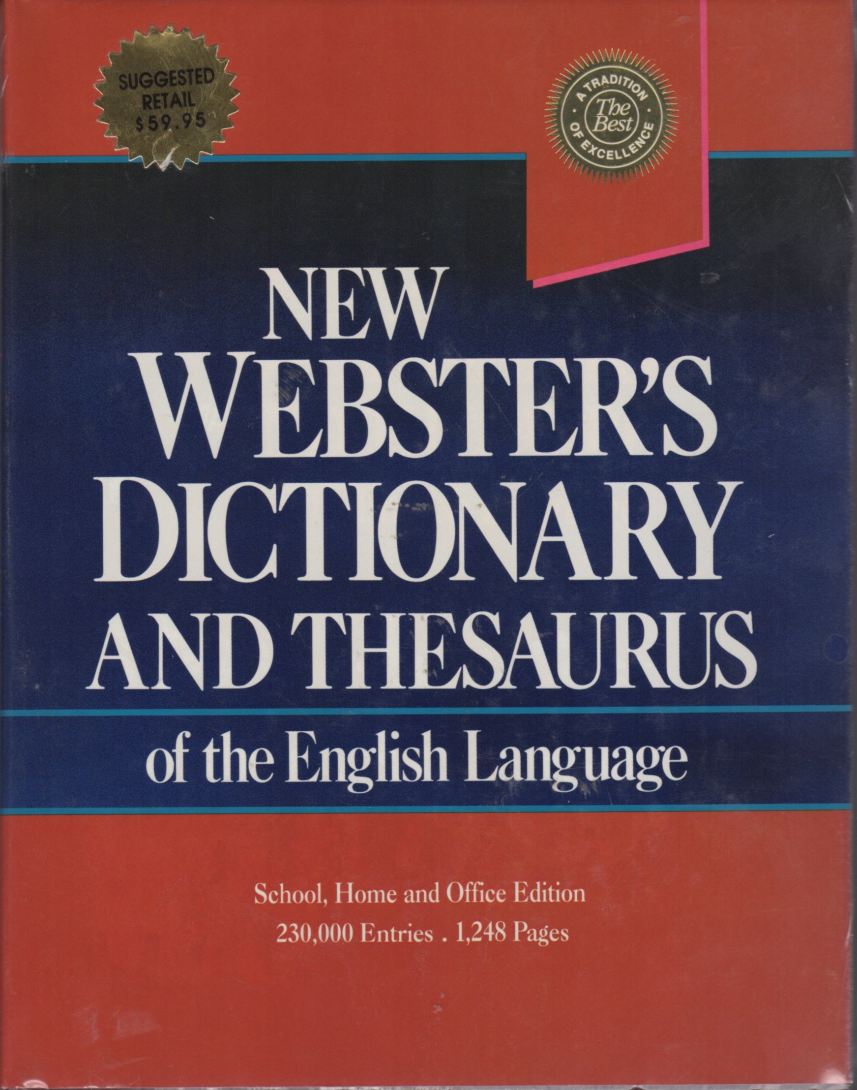 New Websters Dictionary and Thesaurus of the English Language: Lexicon ...