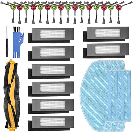 Amazon.com: Replacement Parts Side Brushes for Ecovacs DEEBOT 500 ...