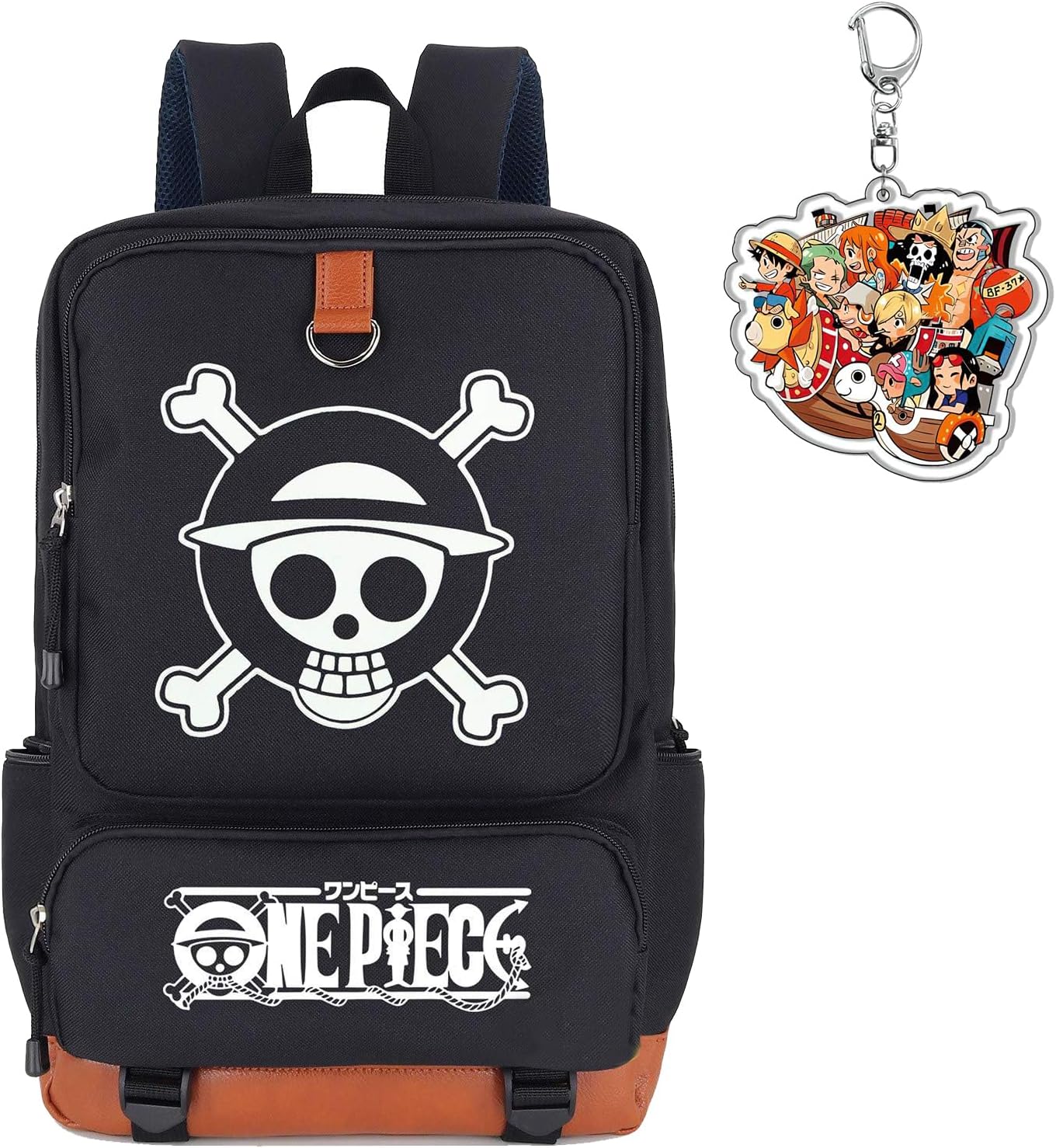 Amazon.com | Lcouaq Kids Backpacks Anime Backpack 17inch School laptops ...