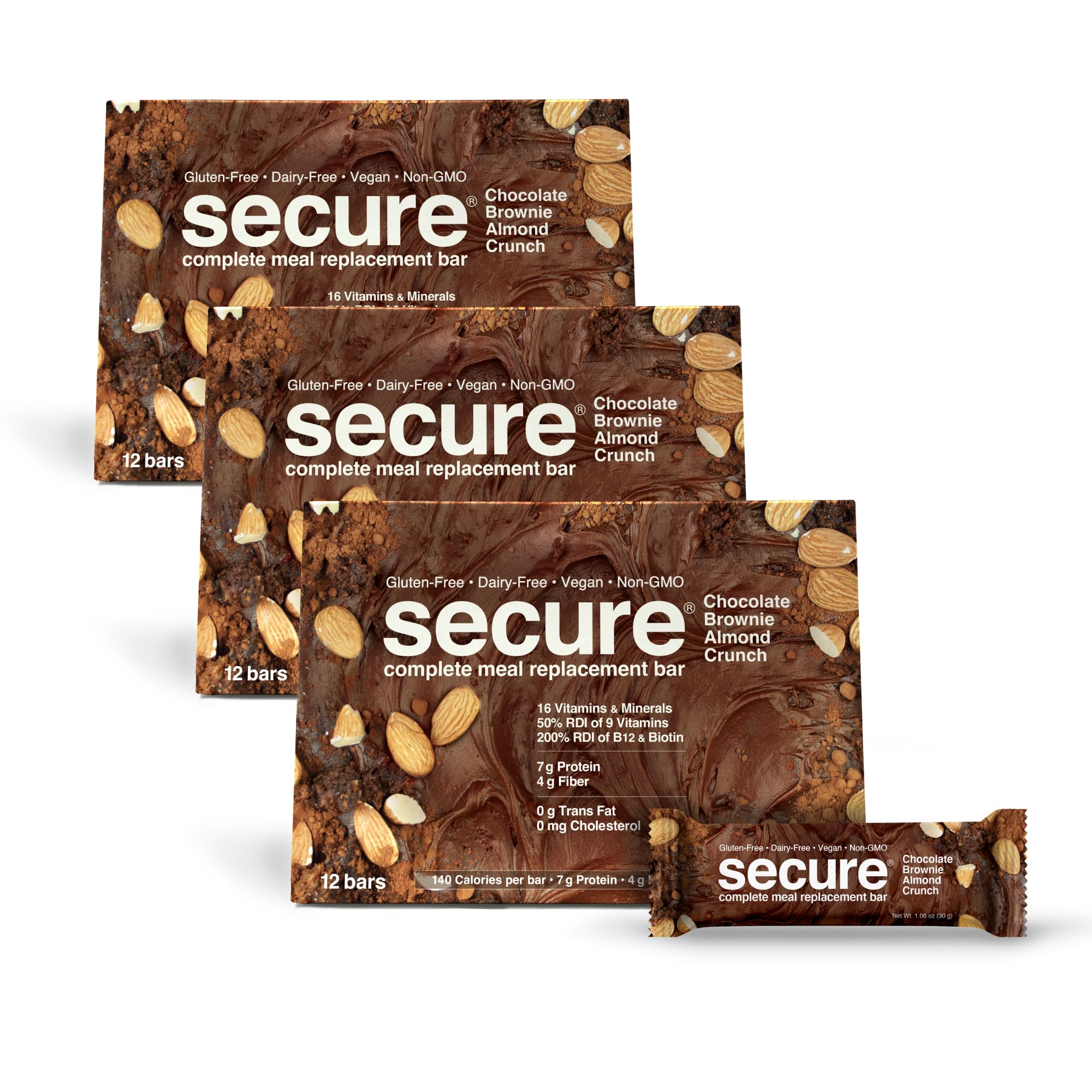 Amazon.com : Andrew Lessman Secure Complete Meal Replacement Bars ...