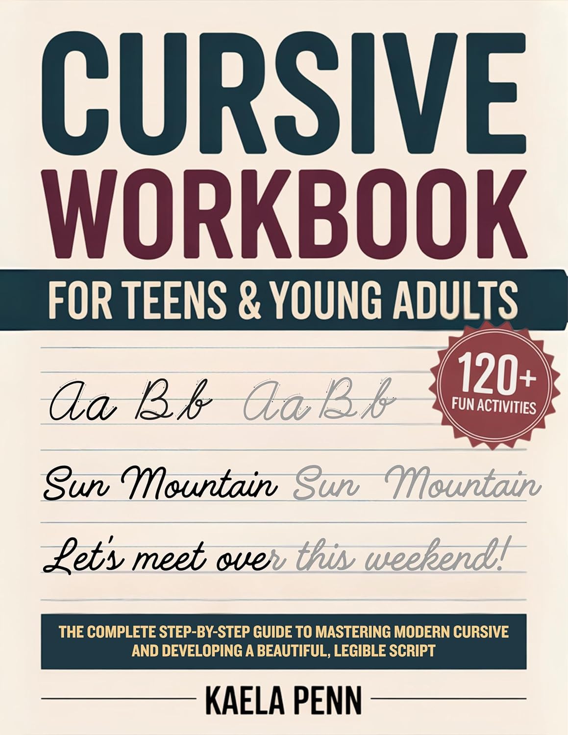 Amazon.com: Cursive Workbook for Teens & Young Adults: The Complete ...