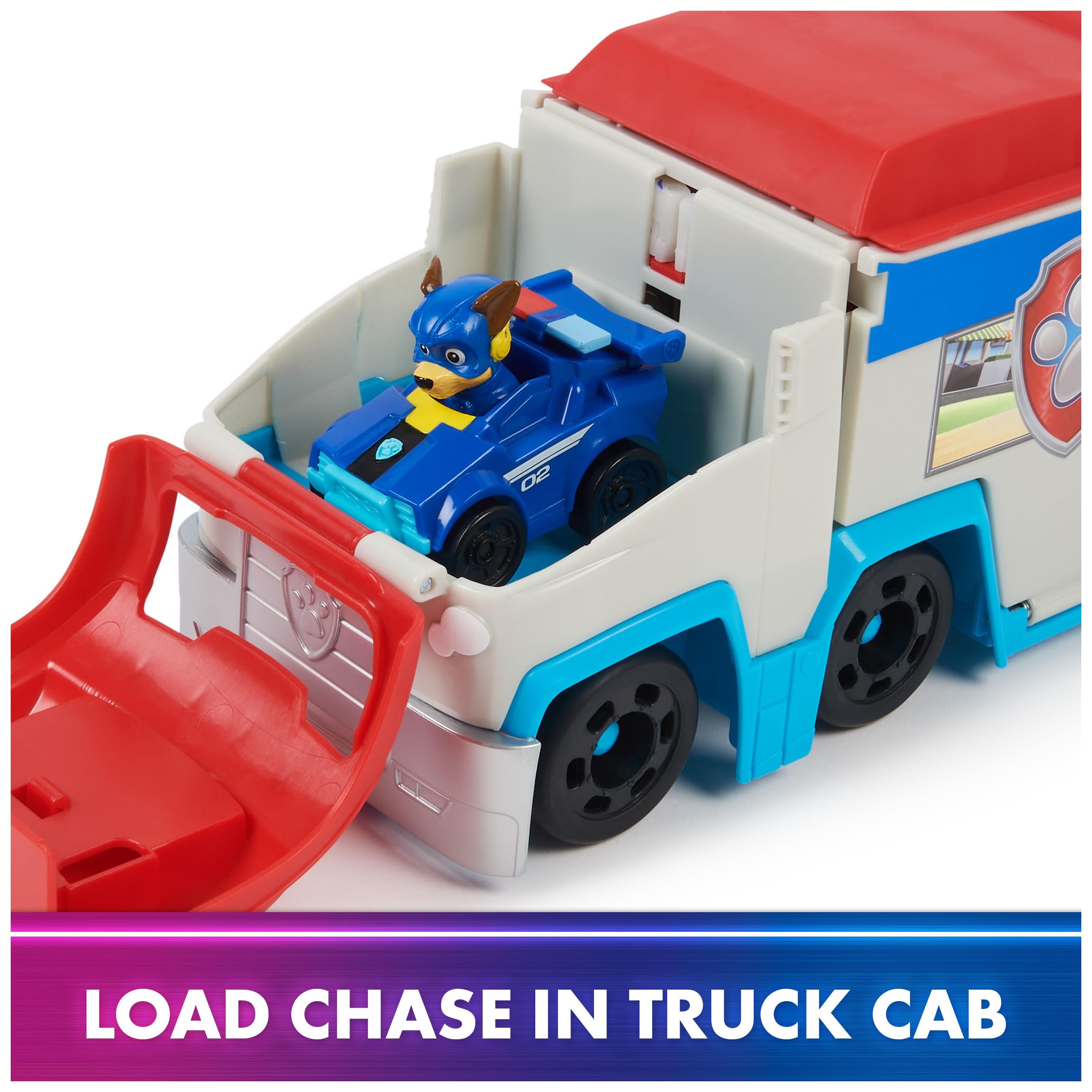 PAW Patrol: The Mighty Movie, Pup Squad Patroller Toy Truck, with ...