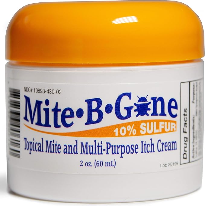 Amazon.com: Mite-B-Gone Mite Cream & Bite Relief - 10% Natural Blend ...