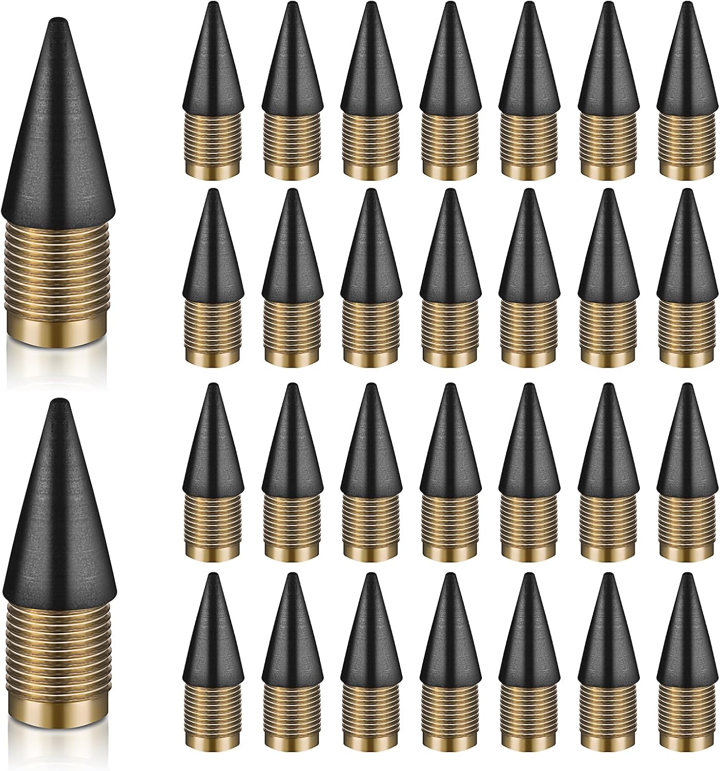 Amazon.com : Yolev 30 Pieces Everlasting Pencil Replaceable Refill ...