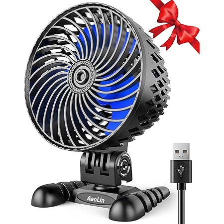 Amazon.com: AaoLin USB Desk Fan, Table Fan with CVT Variable Speeds ...
