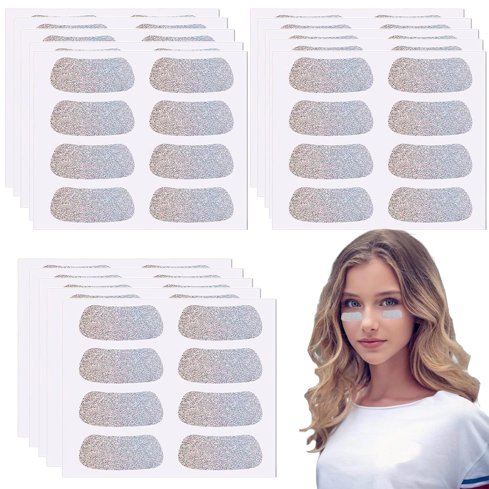 Amazon.com: 120Pcs Football Eye Stickers Sports Eye Black Stickers for ...