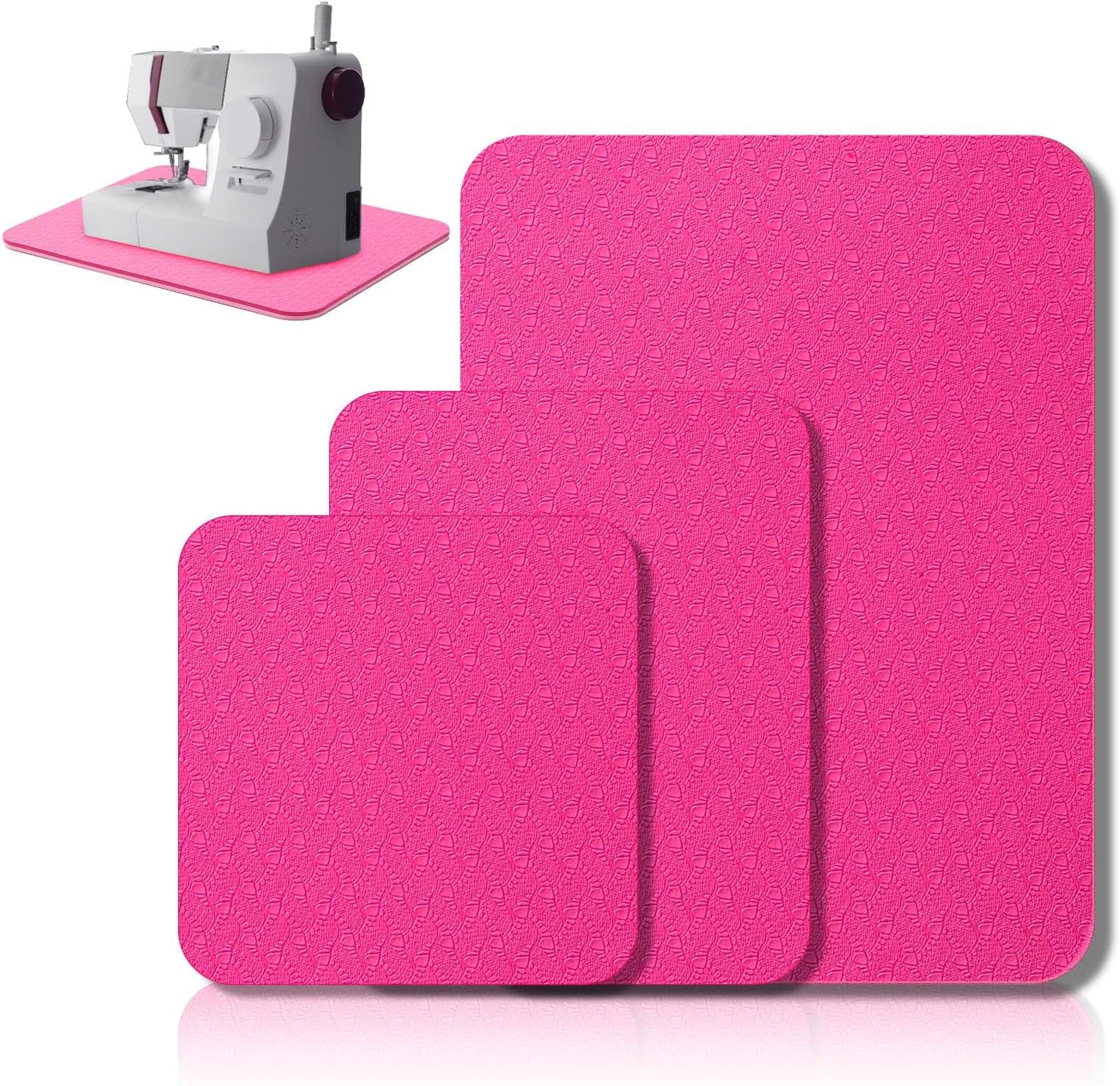 Amazon.com: Drydiet 3 Pcs Sewing Machine Muffling Mat Sewing Machine ...
