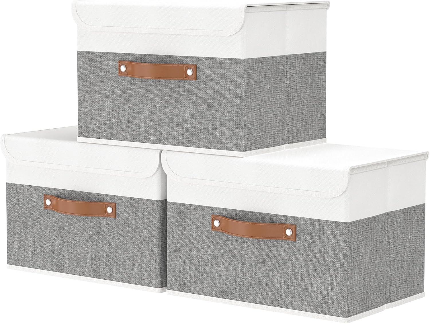 Amazon.com - OUTBROS Large Cube Storage unit Boxes, Collapsible Bin ...