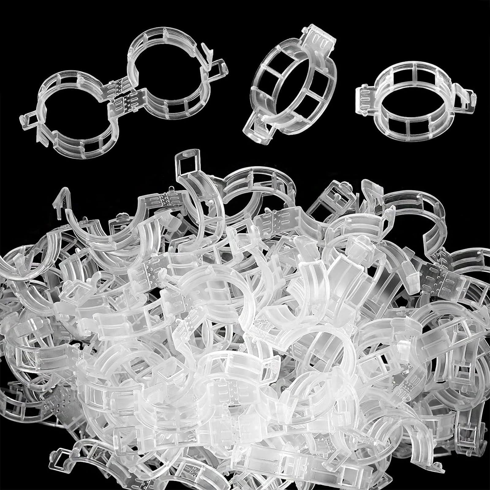 Amazon.com: Secured Plastic Plant Clips 2024 Garden Plant Clips Upgrade ...
