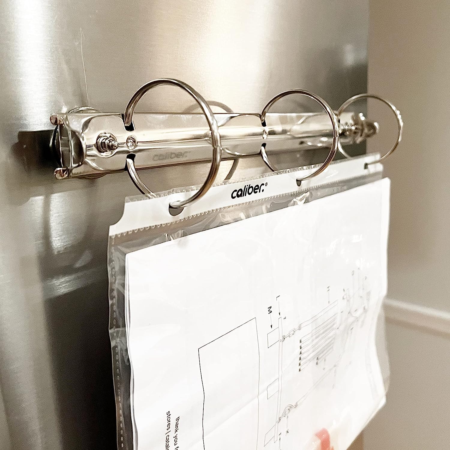 Amazon.com : 10-Pack Magnetic 3-Ring Wall Binder: Heavy-Duty, Enhanced ...