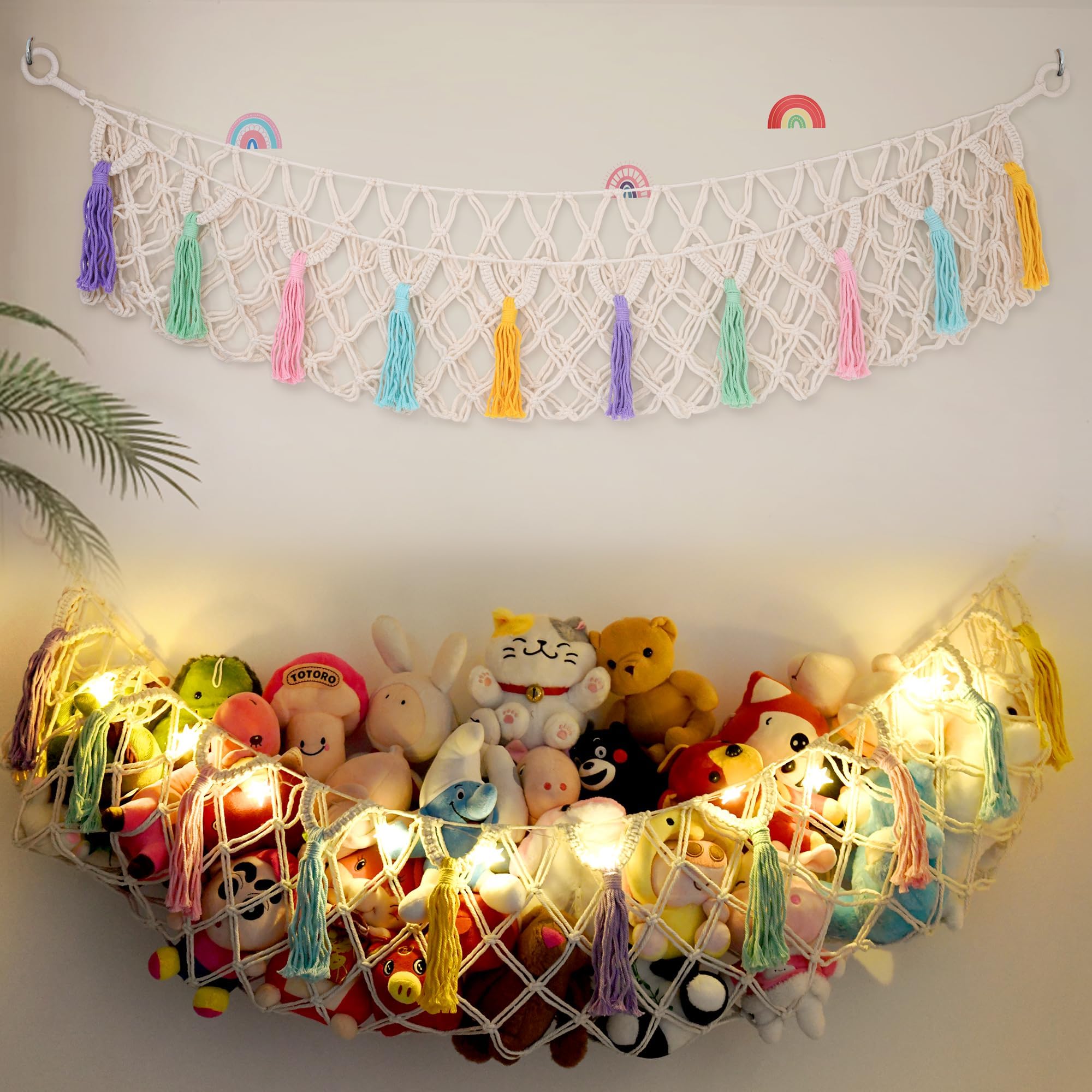 Amazon.com: Stuffed Animal Net or Hammock XL for Flat Wall Mounted ...