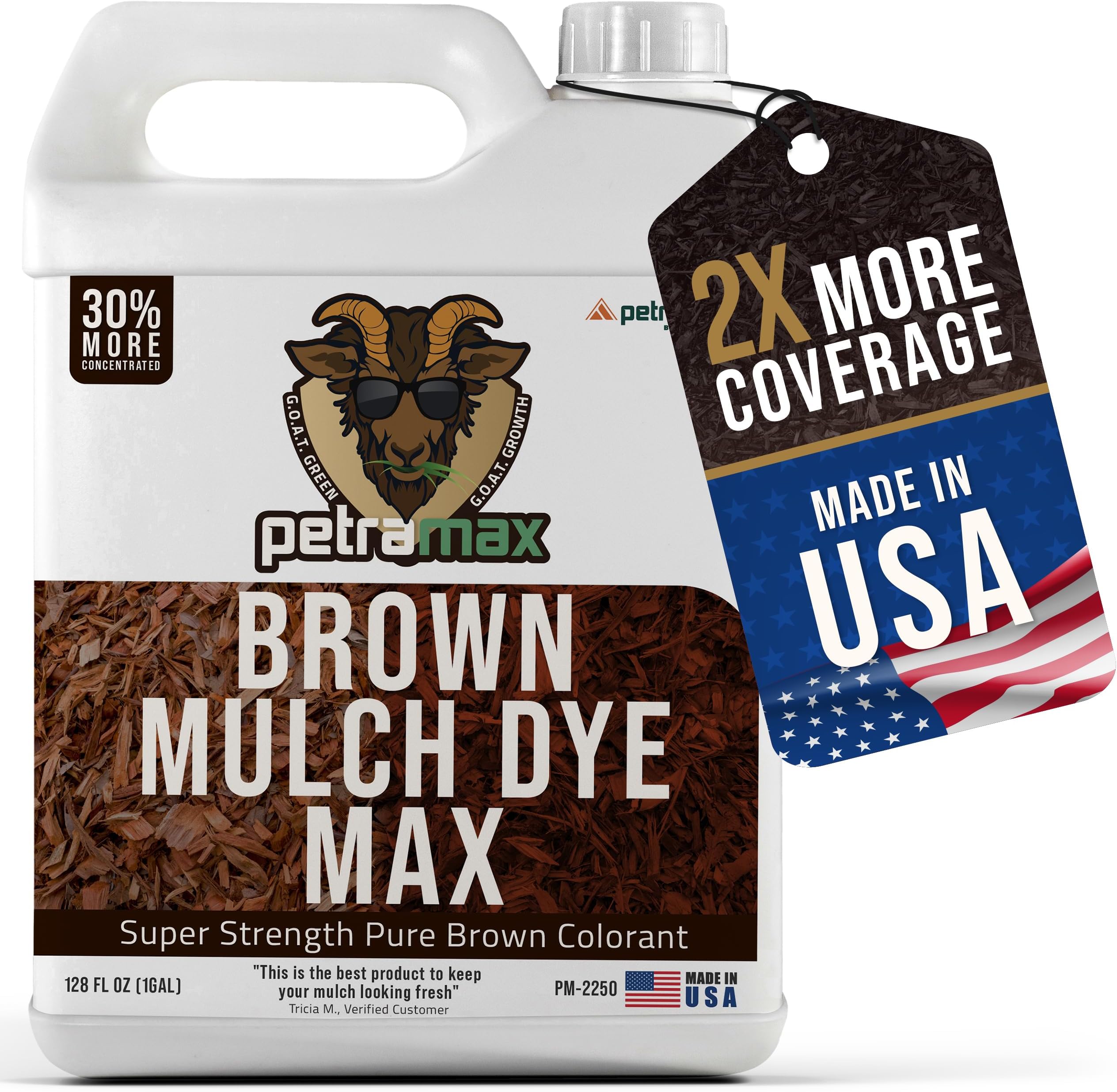 Amazon.com : Peach Country Premium Red Mulch Color Concentrate - 11,200 ...