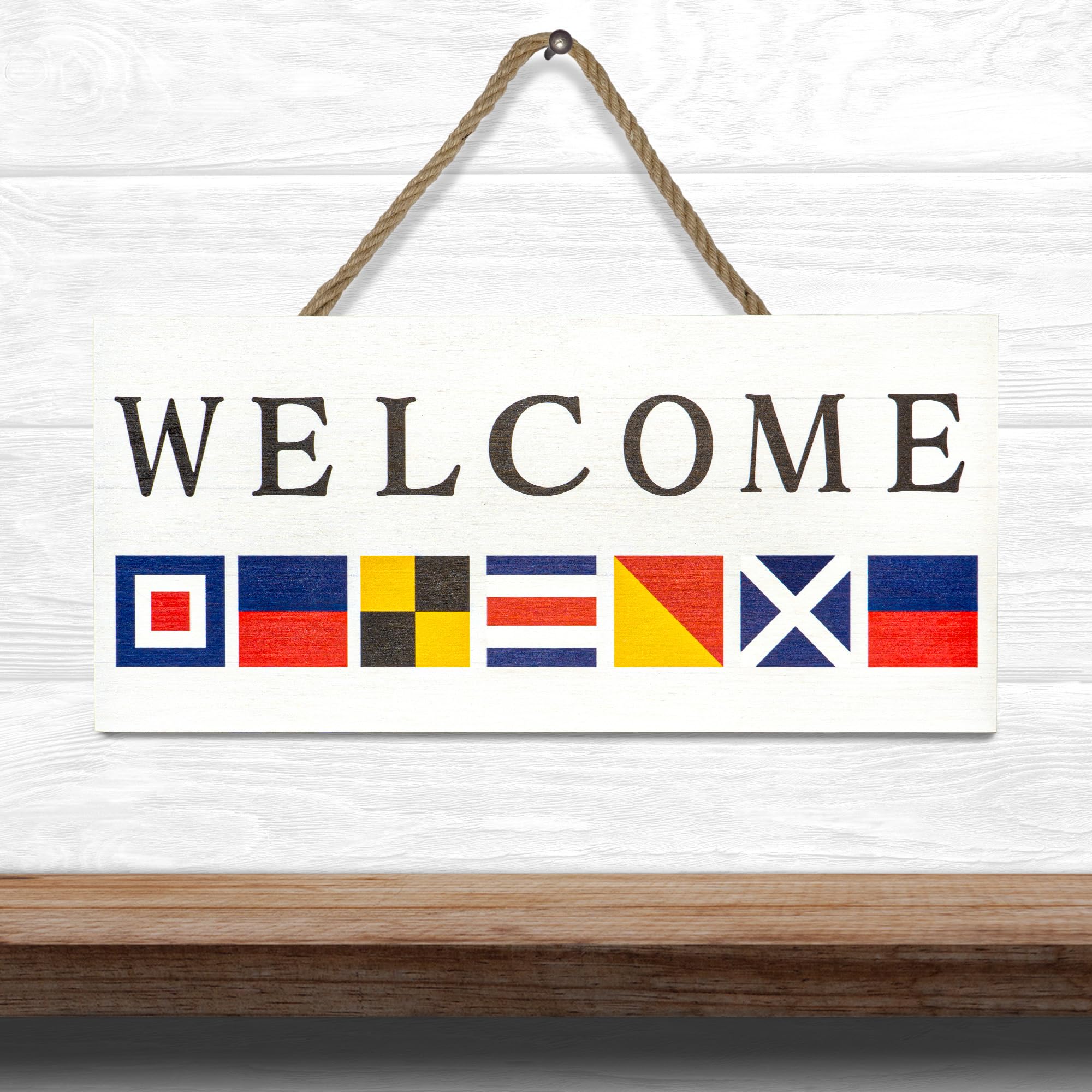 Nautical Flag Welcomesign