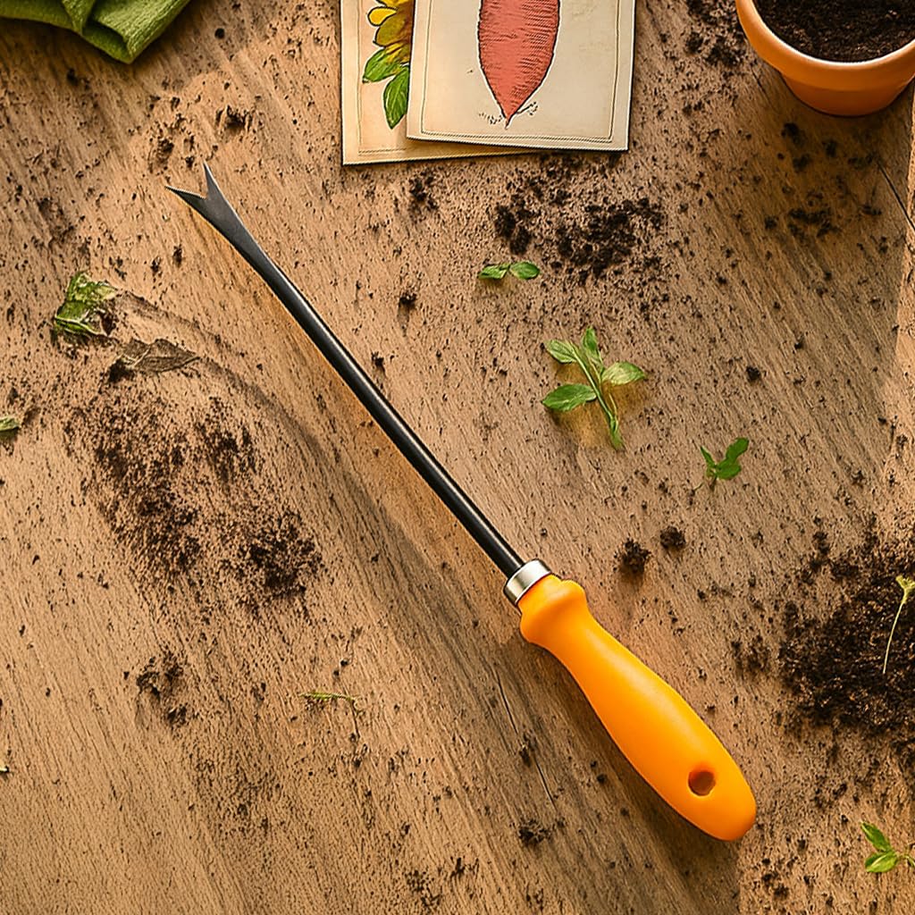 UGAOO Durable Gardening Hand Tool for Gardening - Single Prong Weeder ...