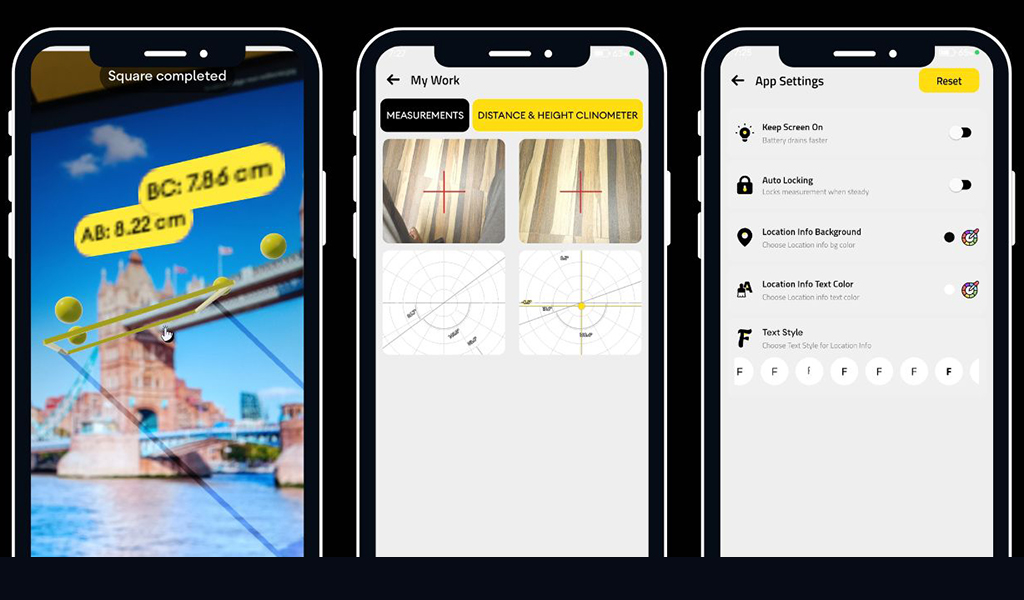 PRO AR Ruler Camera Measure, Augmented Reality And AI Tools, Clinometer ...