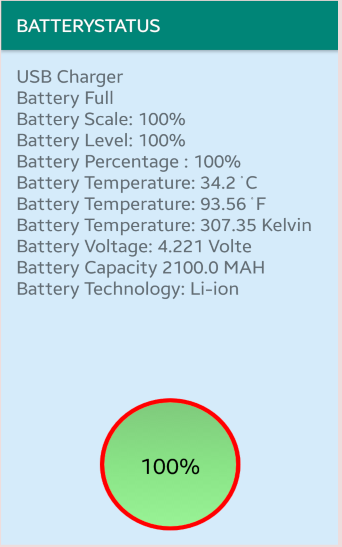 BatteryStatus - App on Amazon Appstore