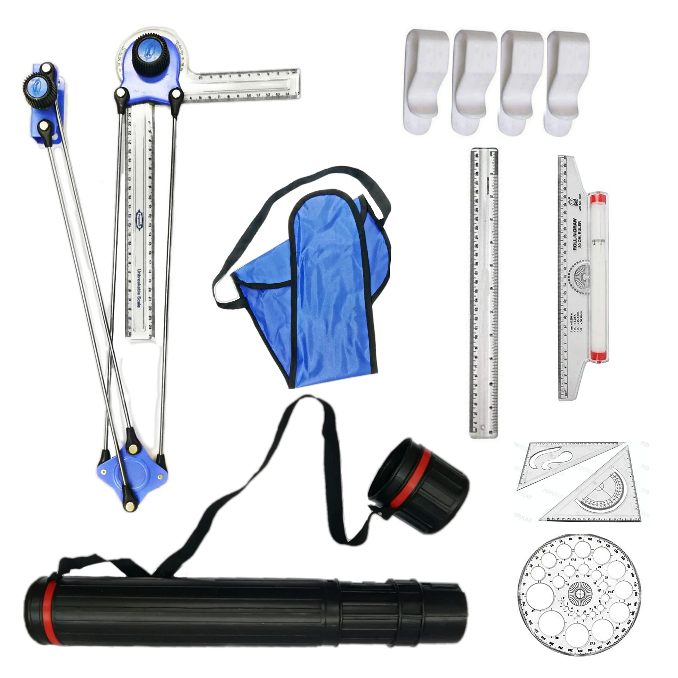 Buy Book birds Mini drafter, Sheet holder box, Pro circle, Long scale ...